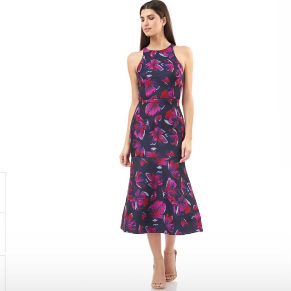 JS Collections | Dresses | Js Collection Jacquard Midi Dress In ...